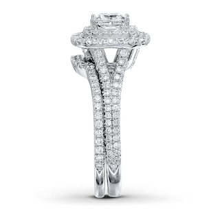 Previously Owned Neil Lane Bridal Set 2-1/4 ct tw Diamonds 14K White ...