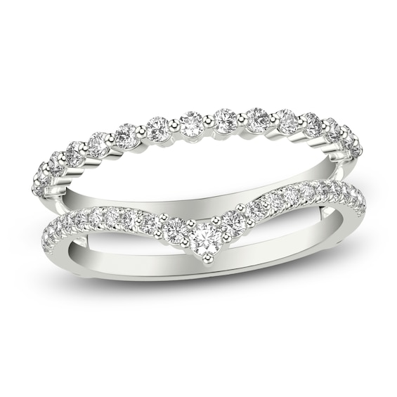 Diamond Enhancer Ring 1/2 ct tw Round 14K White Gold | Jared