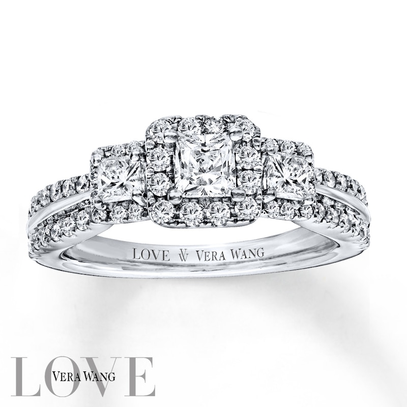 Previously Owned Vera Wang WISH 1 Carat tw Diamonds 14K White Gold Ring ... Previously Owned Vera Wang WISH 1 Carat tw Diamonds 14K White Gold Ring ...