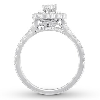 Previously Owned Neil Lane Bridal Engagement Ring 1-1/8 ct tw Marquise ...