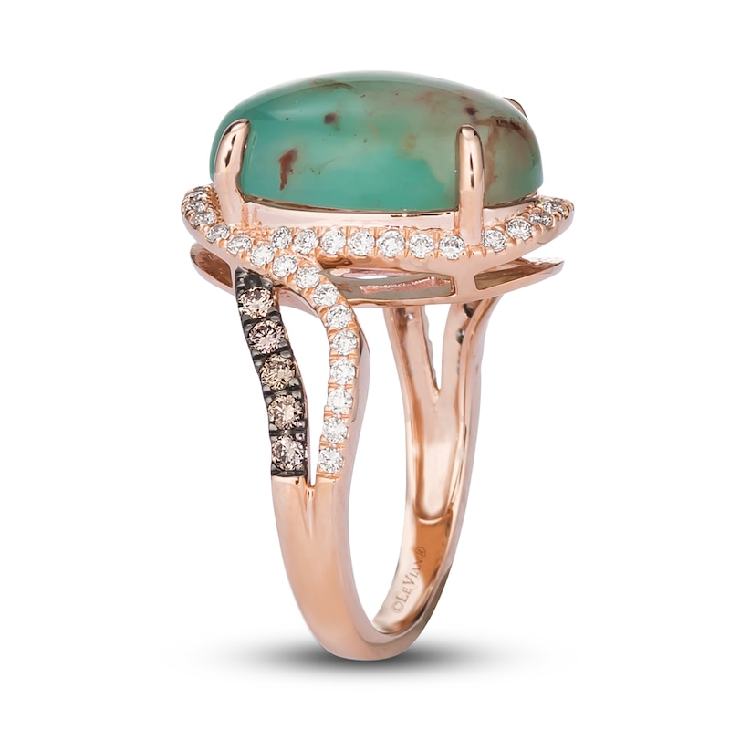 Previously Owned Le Vian Natural Aquaprase Ring 1/2 ct tw Diamonds 14K ...