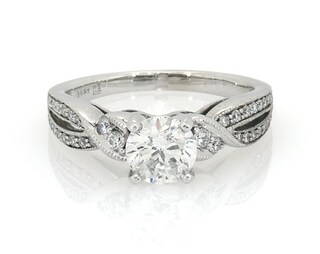 Previously Owned Diamond Engagement Ring 1 ct tw 14K White Gold | Jared