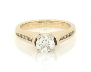 Previously Owned Diamond Engagement Ring 5/8 ct tw 14K Yellow Gold | Jared