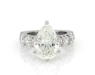 Previously Owned Diamond Engagement Ring 6-1/2 ct tw Platinum | Jared