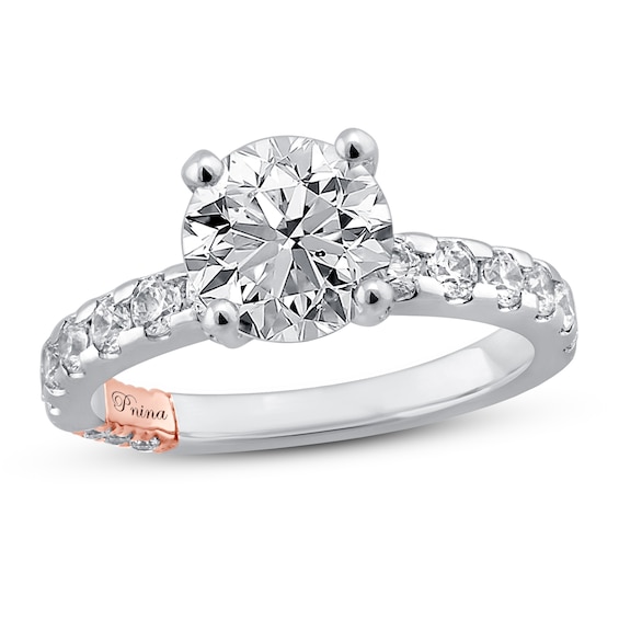 Pnina Tornai Above Life Diamond Engagement Ring 2-5/8 ct tw Round 14K White Gold | Jared