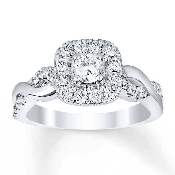 Diamond Engagement Ring 5/8 ct tw Round-cut 14K White Gold | Jared