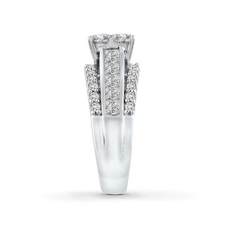 Diamond Engagement Ring 2-1/2 ct tw Princess-cut 14K White Gold | Jared