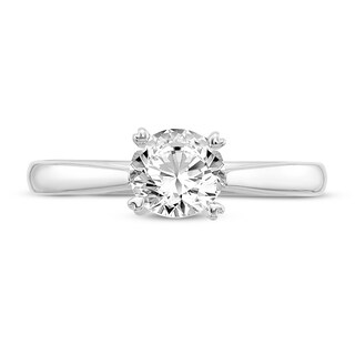 Diamond Solitaire Engagement Ring 3/4 ct tw Round 14K White Gold (I1/I ...