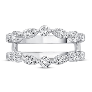 Diamond Insert Ring 1 ct tw Round 14K White Gold | Jared