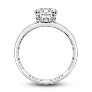 Diamond Solitaire Plus Ring 1 ct tw Oval 14K White Gold (I2/I) | Jared